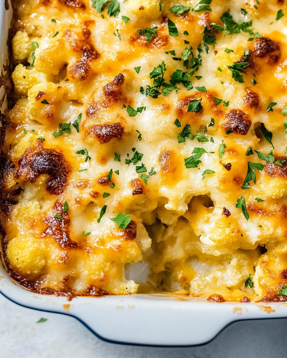 Cheesy Cauliflower Bake
